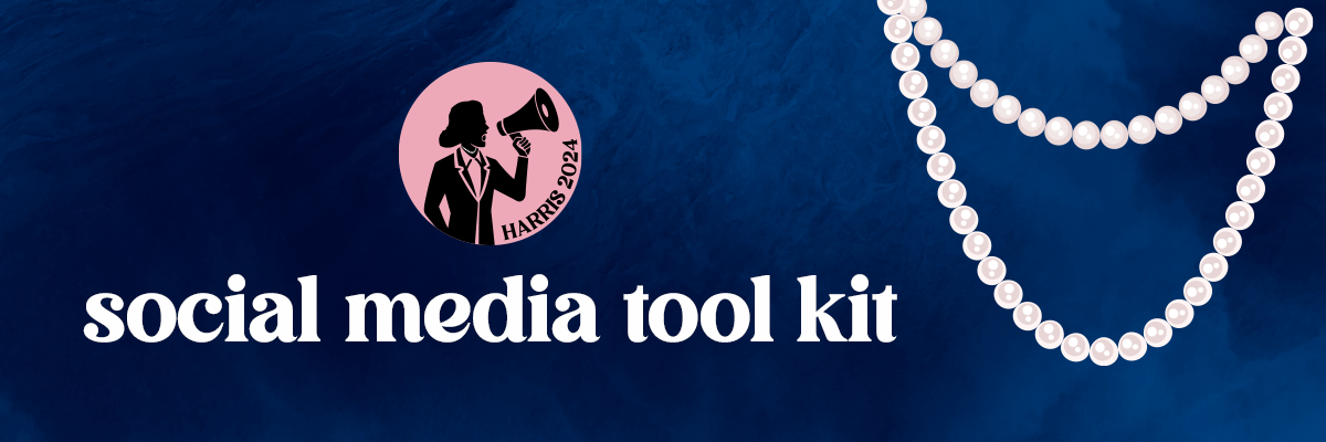 Social Media Tool Kit - Pearls to the Polls! – design siren